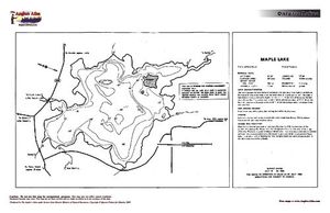Maple Lake, Ontario | Angler's Atlas