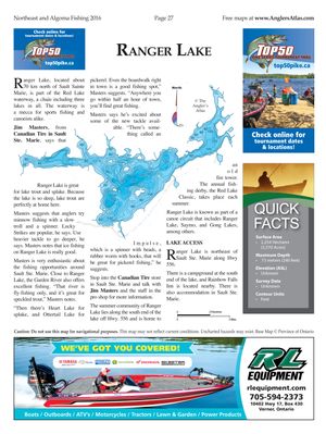 Ranger Lake, Ontario | Angler's Atlas