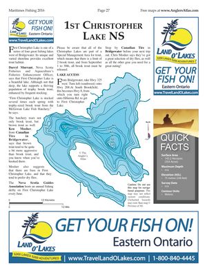 Second Christopher Lake, Nova Scotia | Angler's Atlas