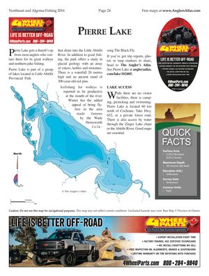 Pierre Lake, Ontario | Angler's Atlas