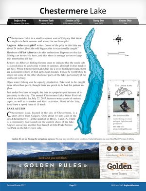 CHESTERMERE LAKE, Alberta | Angler's Atlas