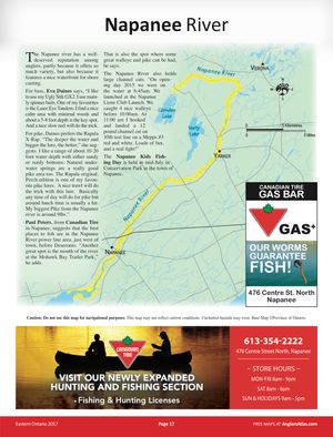 Napanee River, Ontario | Angler's Atlas