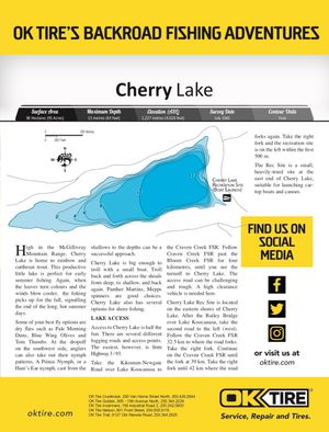 CHERRY LAKE, British Columbia | Angler's Atlas
