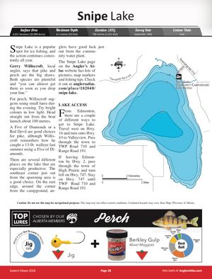 SNIPE LAKE, Alberta | Angler's Atlas