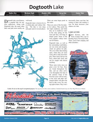 Dogtooth Lake, Ontario | Angler's Atlas
