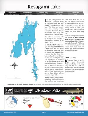 Kesagami Lake, Ontario | Angler's Atlas