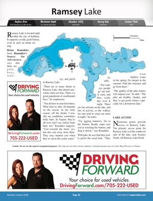 Ramsey Lake, Ontario | Angler's Atlas