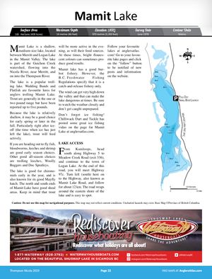 MAMIT LAKE, British Columbia | Angler's Atlas