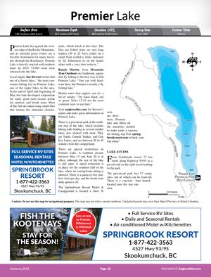 PREMIER LAKE, British Columbia | Angler's Atlas