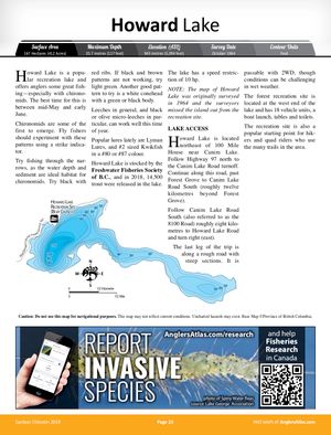 HOWARD LAKE, British Columbia | Angler's Atlas