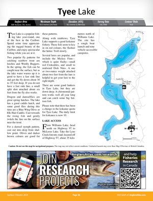 TYEE LAKE, British Columbia | Angler's Atlas