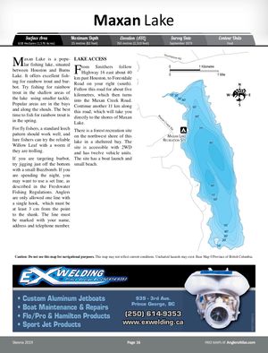 MAXAN LAKE, British Columbia | Angler's Atlas