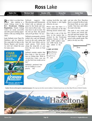 ROSS LAKE, British Columbia | Angler's Atlas