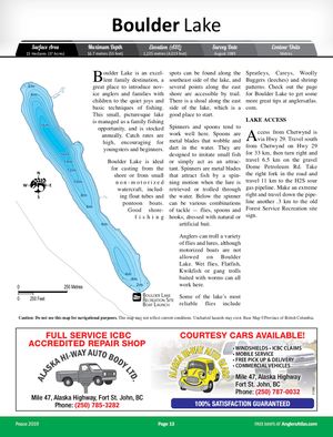 BOULDER LAKE, British Columbia | Angler's Atlas