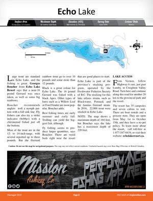 ECHO LAKE, British Columbia | Angler's Atlas