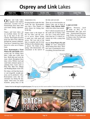 OSPREY LAKE, British Columbia | Angler's Atlas