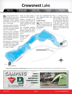CROWSNEST LAKE, Alberta | Angler's Atlas