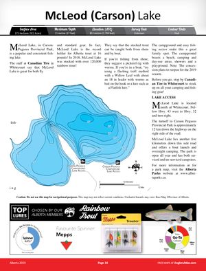 MCLEOD LAKE, Alberta | Angler's Atlas