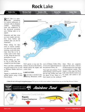 ROCK LAKE, Alberta | Angler's Atlas