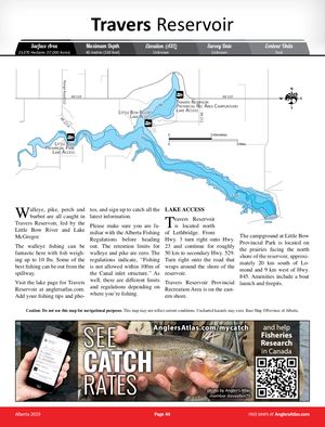 TRAVERS RESERVOIR, Alberta | Angler's Atlas