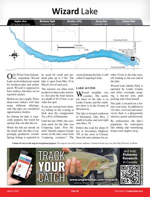 WIZARD LAKE, Alberta | Angler's Atlas