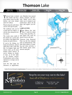 Thomson Lake, Saskatchewan | Angler's Atlas