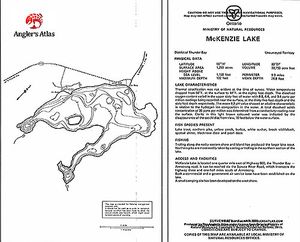 Mackenzie Lake, Ontario | Angler's Atlas