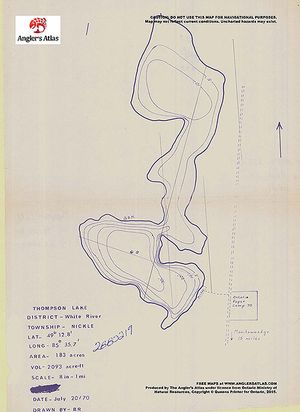 Thompson Lake, Ontario | Angler's Atlas