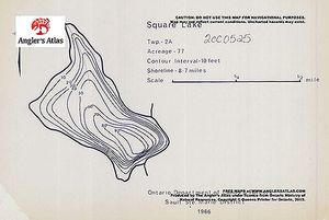 Square Lake, Ontario | Angler's Atlas