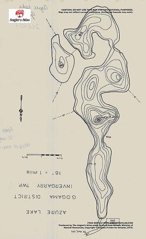 Azure Lake, Ontario | Angler's Atlas