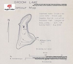 Groom Lake, Ontario | Angler's Atlas