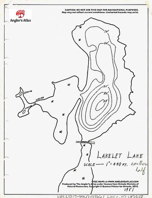 Lakelet Lake, Ontario | Angler's Atlas