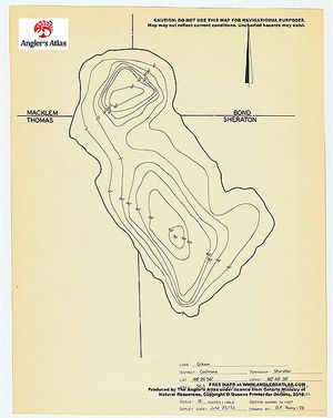 Gibson Lake, Ontario | Angler's Atlas