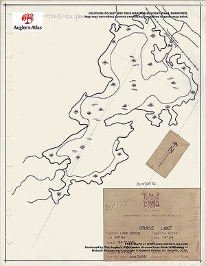 Grass Lake, Ontario | Angler's Atlas