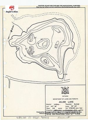 Julian Lake, Ontario | Angler's Atlas