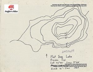 Flat Iron Lake, Ontario | Angler's Atlas
