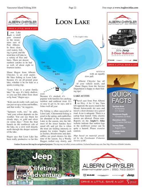 LOON LAKE, British Columbia | Angler's Atlas