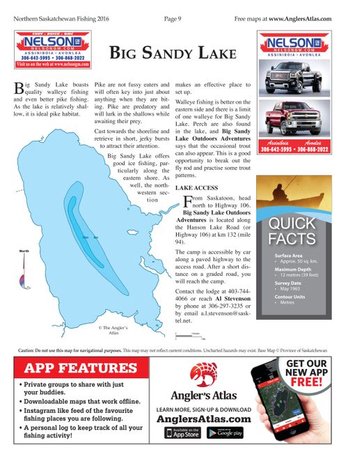 Big Sandy Lake, Saskatchewan | Angler's Atlas
