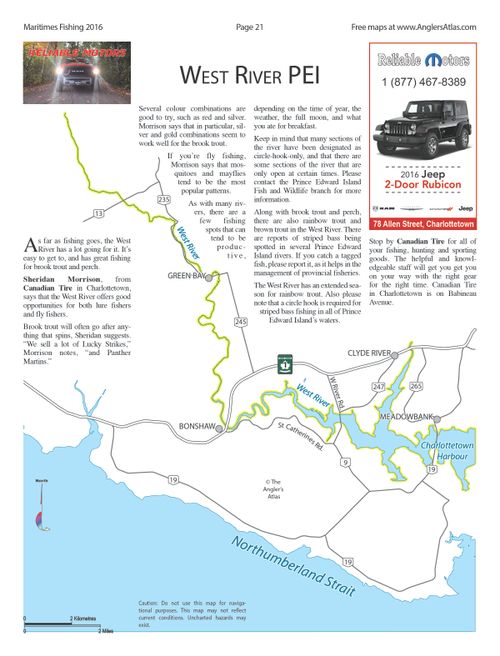 West River, Prince Edward Island | Angler's Atlas