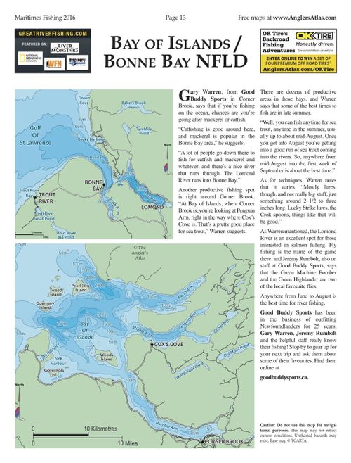Bay Of Islands, Newfoundland and Labrador | Angler's Atlas