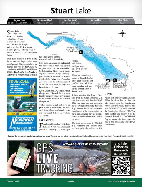 STUART LAKE, British Columbia | Angler's Atlas