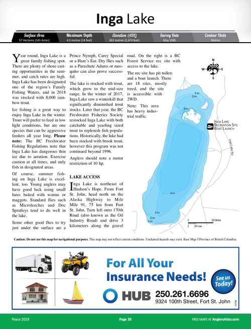 INGA LAKE, British Columbia | Angler's Atlas