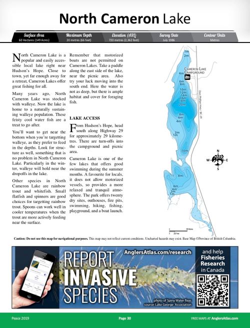 NORTH CAMERON LAKE, British Columbia | Angler's Atlas