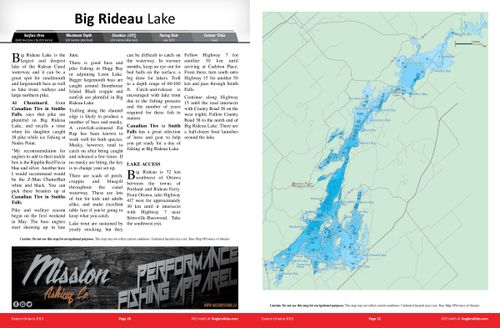 Rideau Lake, Ontario | Angler's Atlas